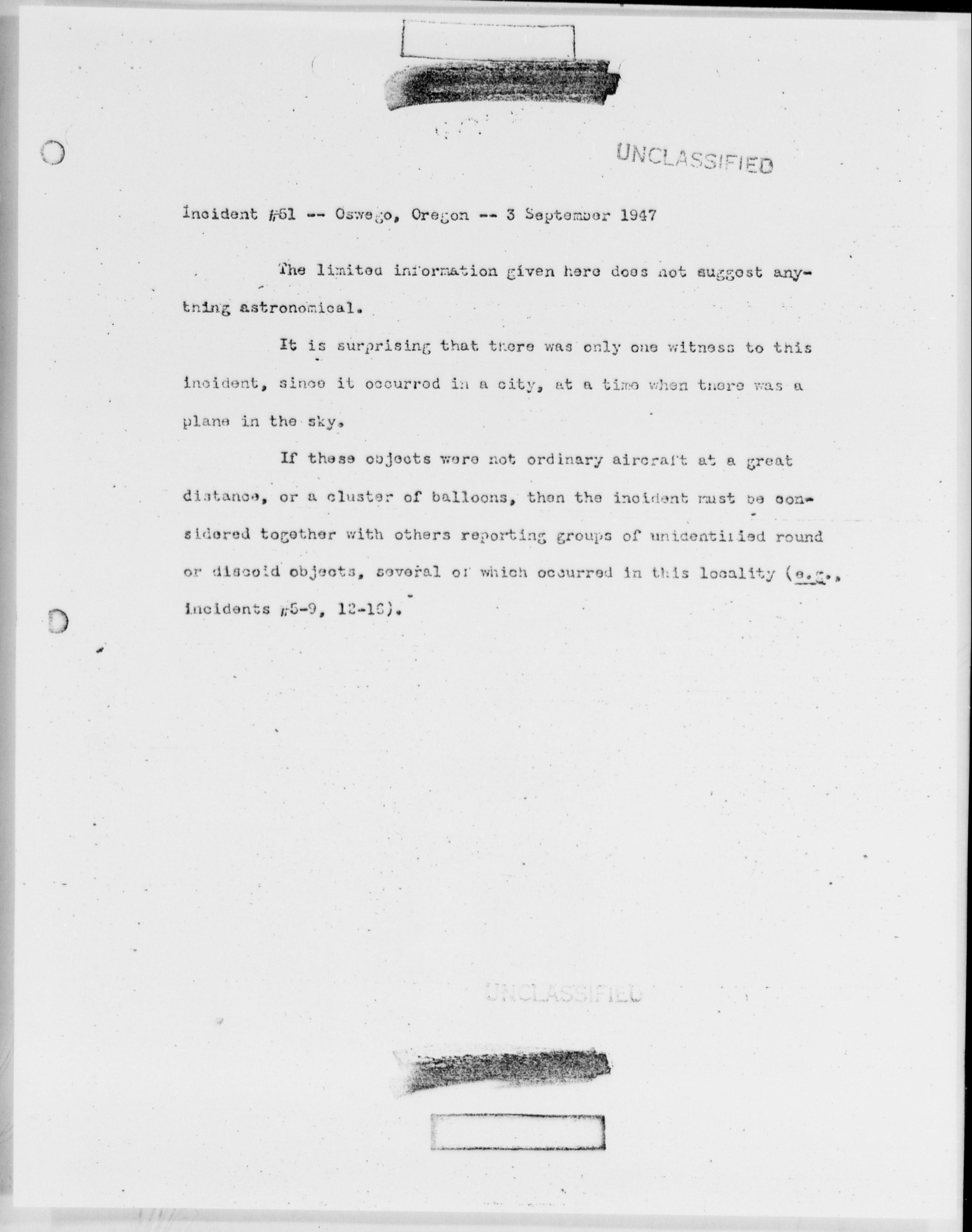 The Project Blue Book Archive