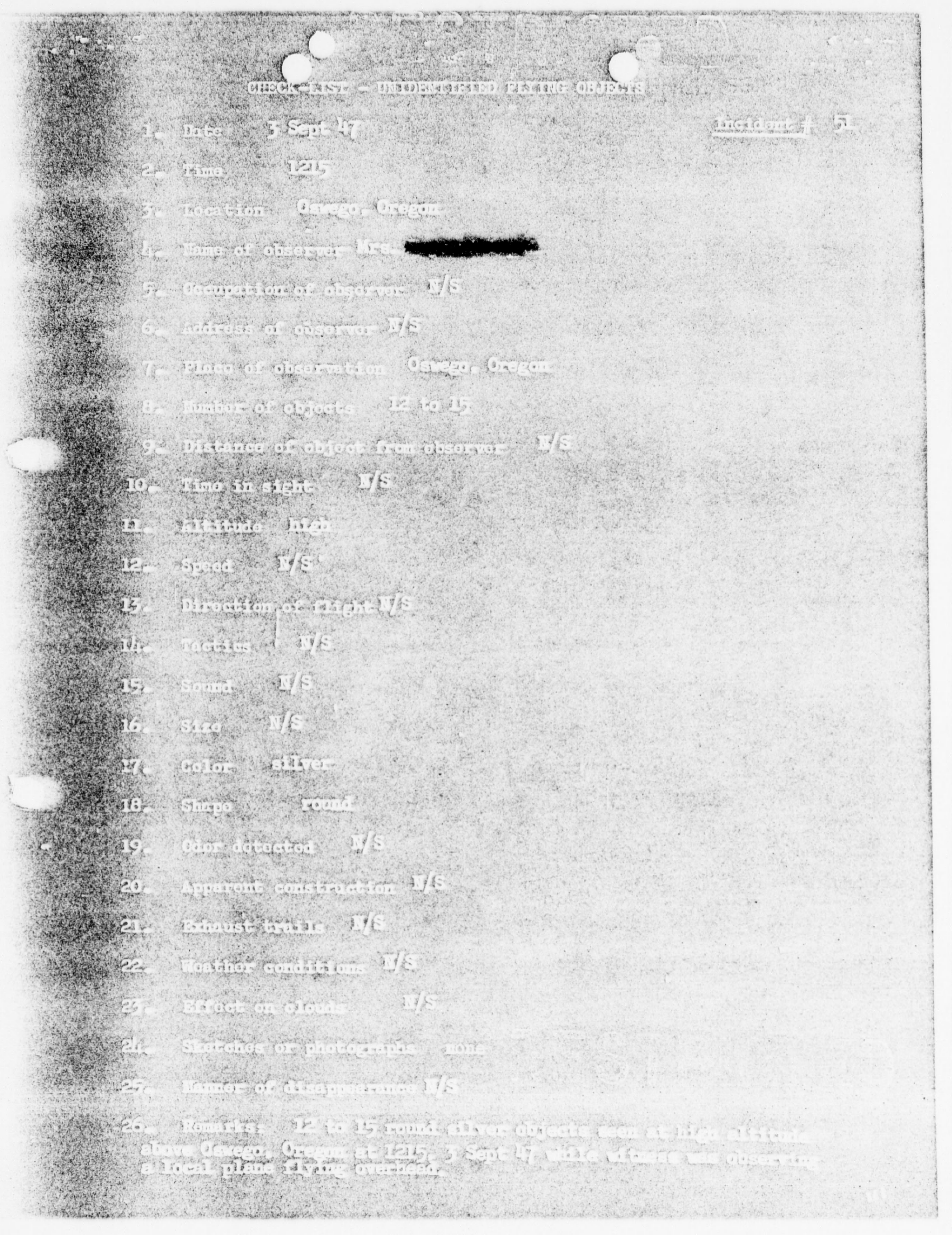 The Project Blue Book Archive